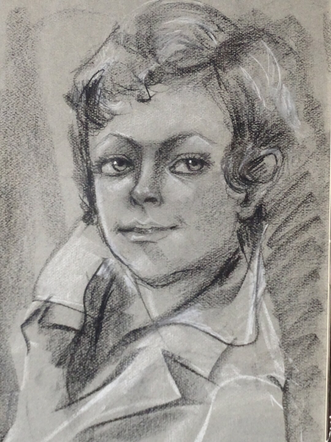 1975 Portrait Drawing, Woman Portrait Drawing, Paris Portrait Artists ...