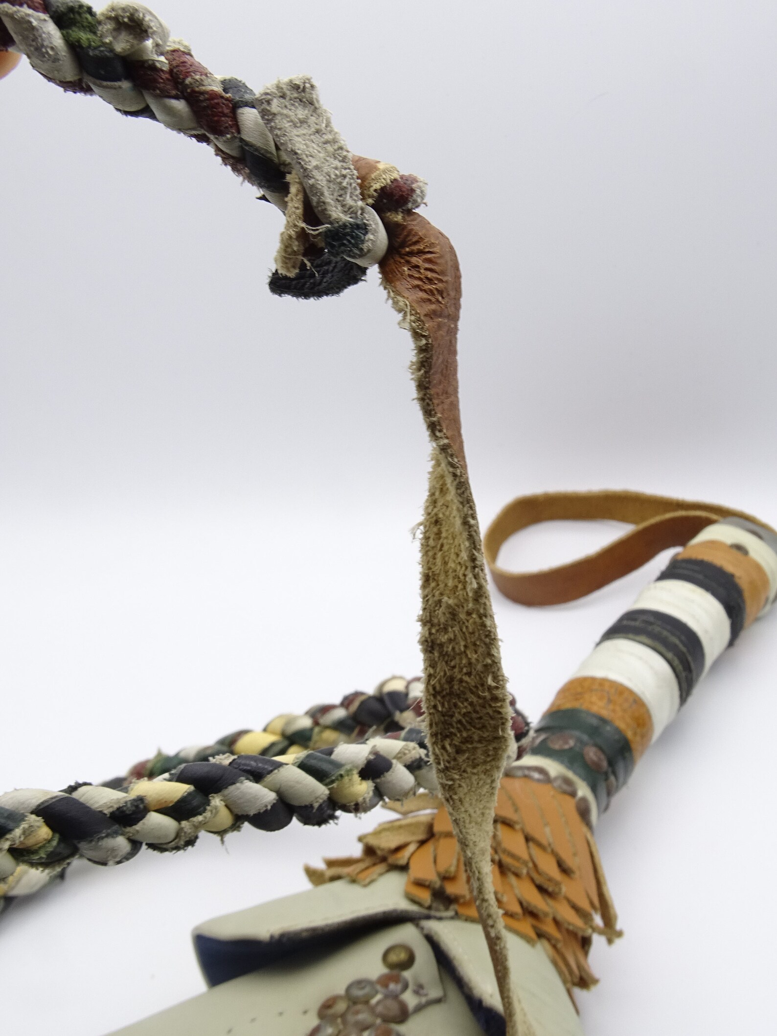 Vintage Handmade Leather Bull Whip Cowboy Accessory Cow Girl - Etsy