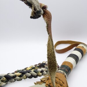 Vintage Handmade Leather Bull Whip, Cowboy Accessory, Cow Girl ...