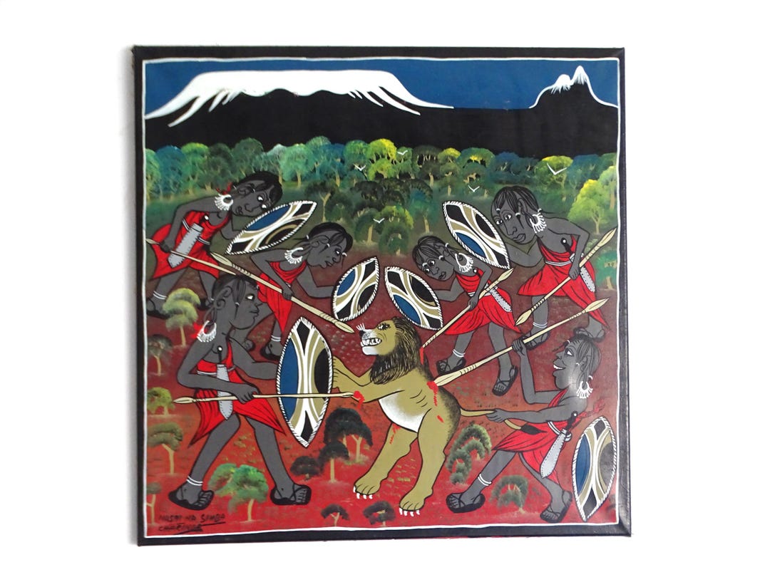 Mohamed Wasia Charinda (1947-2021) Tingatinga Art Cooperative Society ...