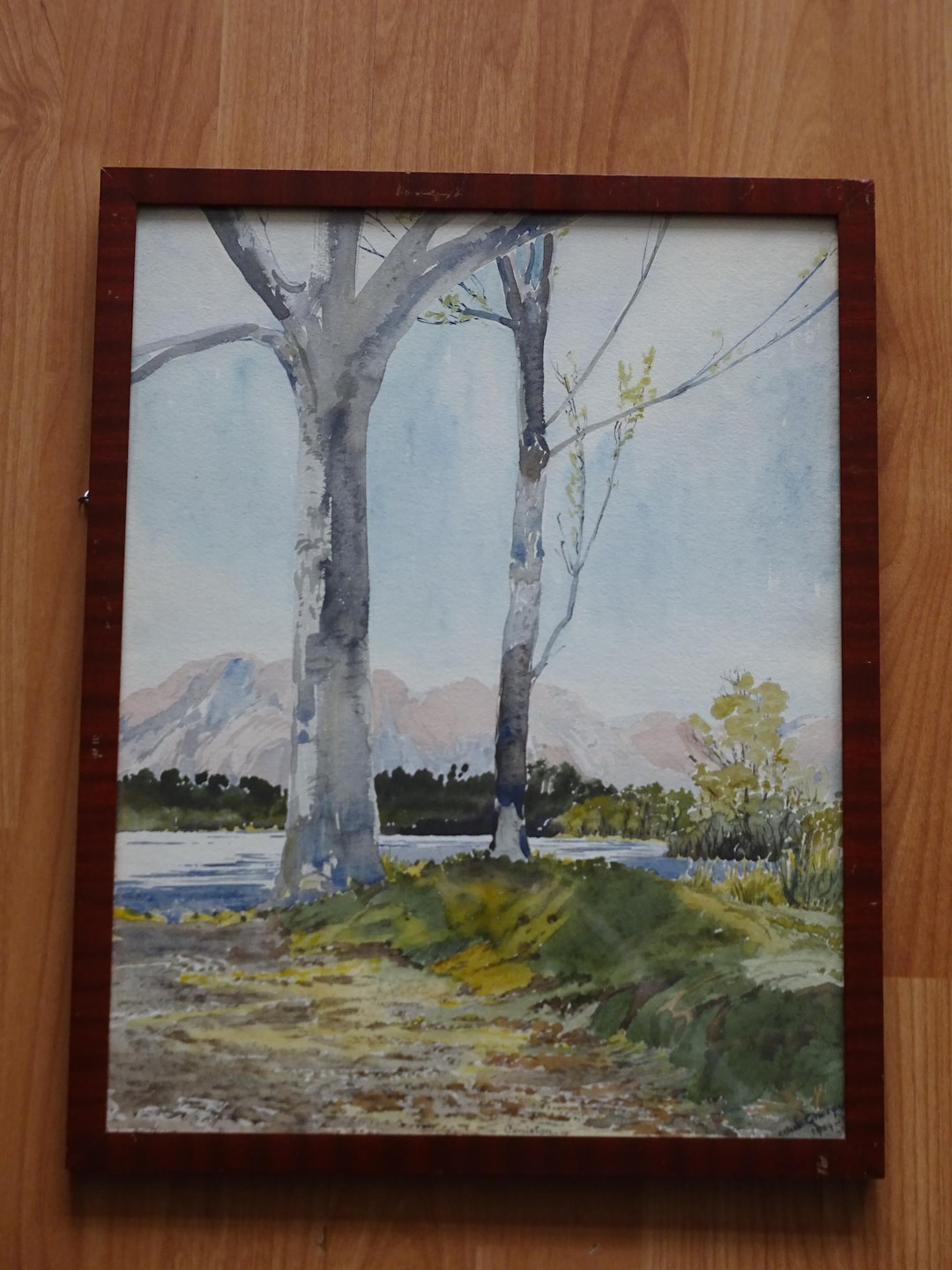 Ethel Thorpe 1959 Watercolor Painting of Coniston, England. Vintage ...