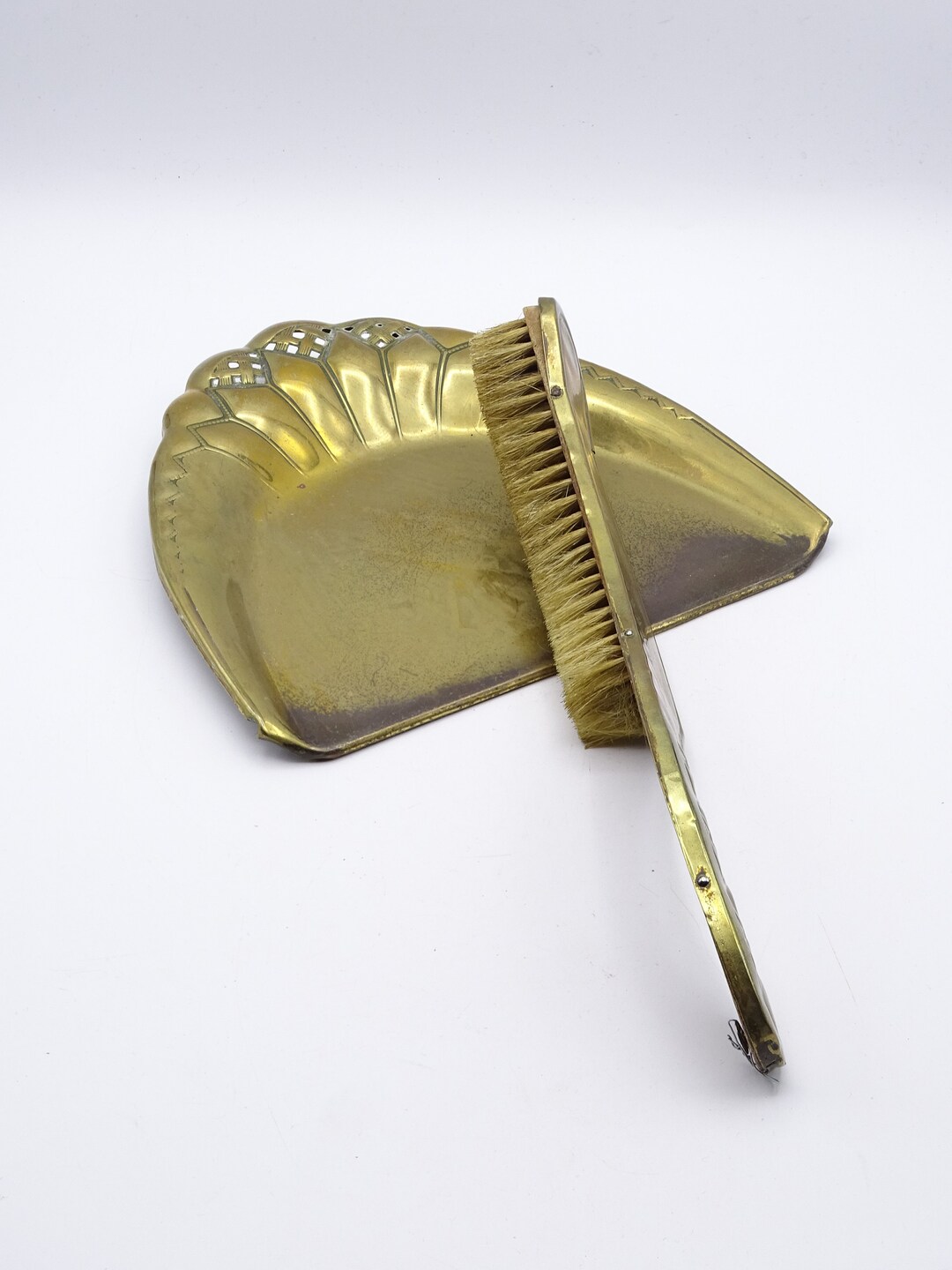 Vintage Brass Table Sweep Set, Table Sweeper, Crumb Sweeper, Family ...