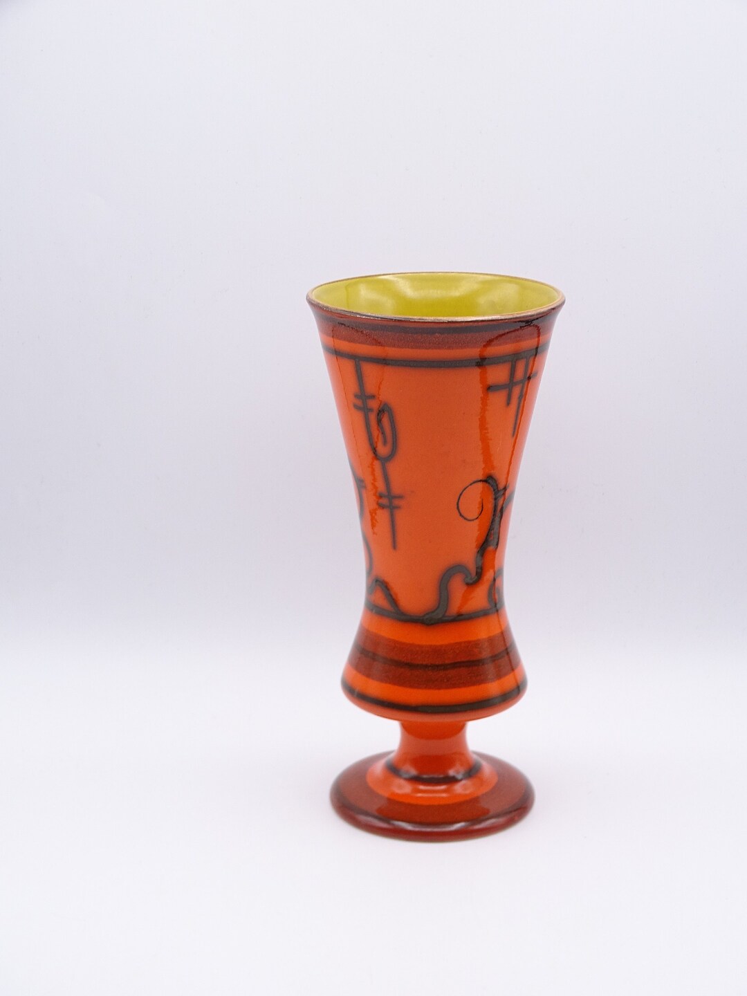Flora Gouda Holland 'tokyo' Design Ceramic Vase, Mid Century Dutch ...