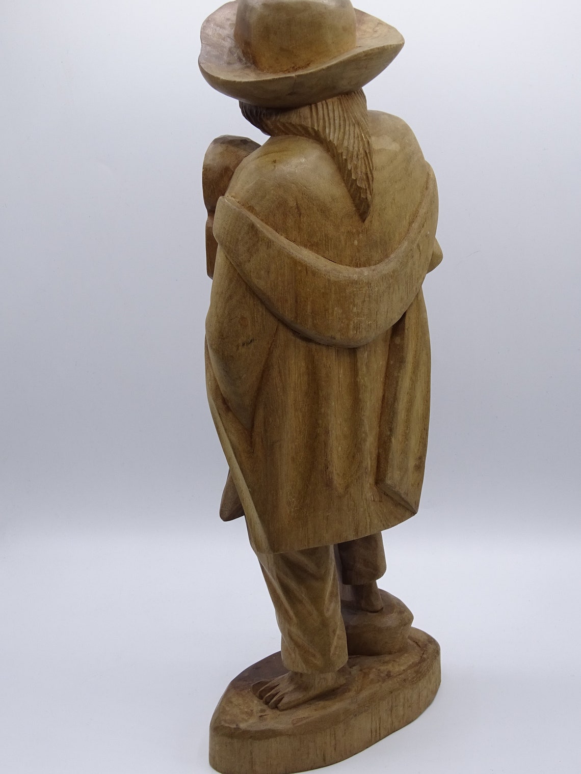 Handcarved Guitar Player Figurine Wooden Figurine Street | Etsy