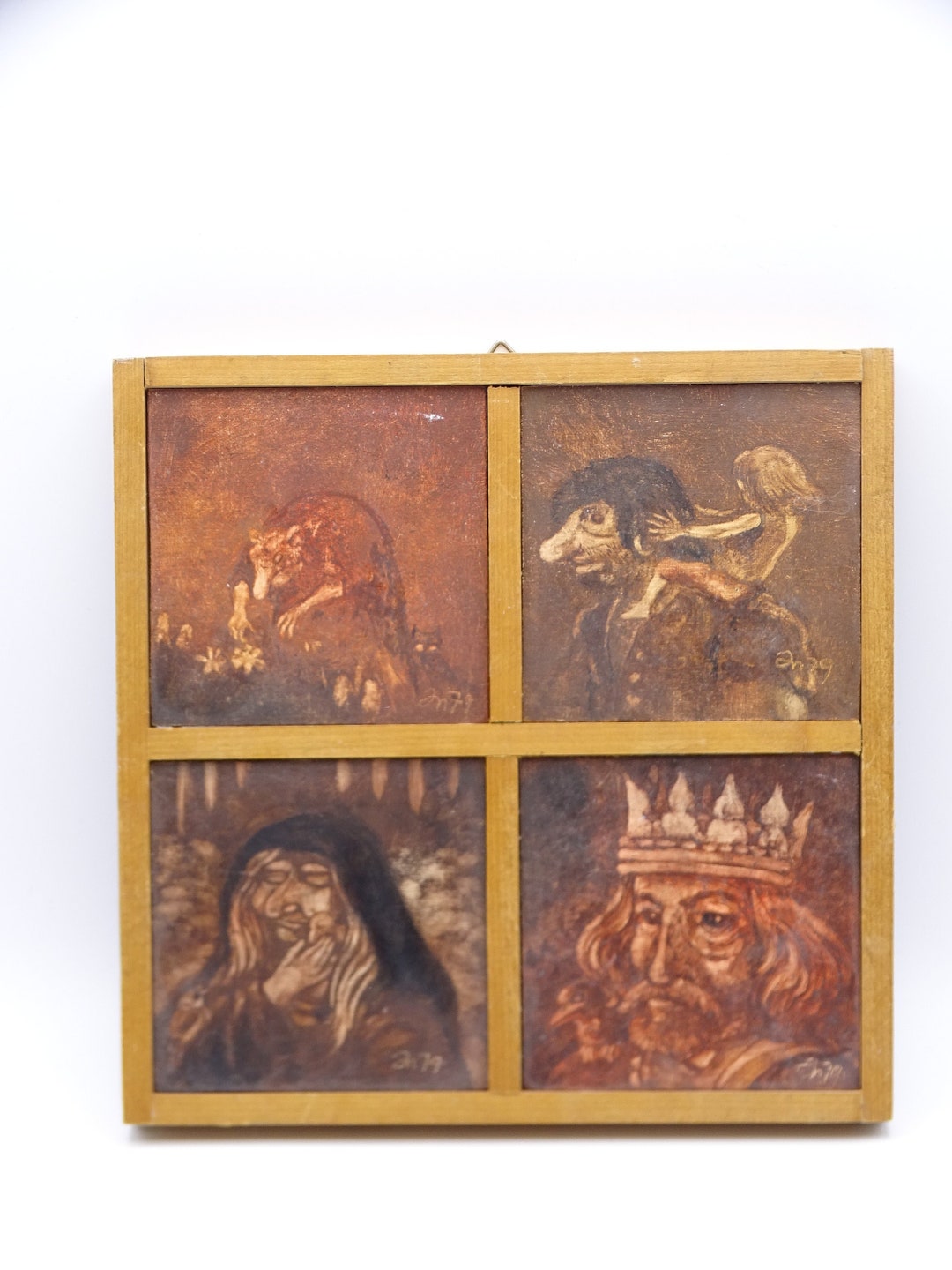 Collection of Vintage Artwork From the Late 70s, Vintage Paintings ...