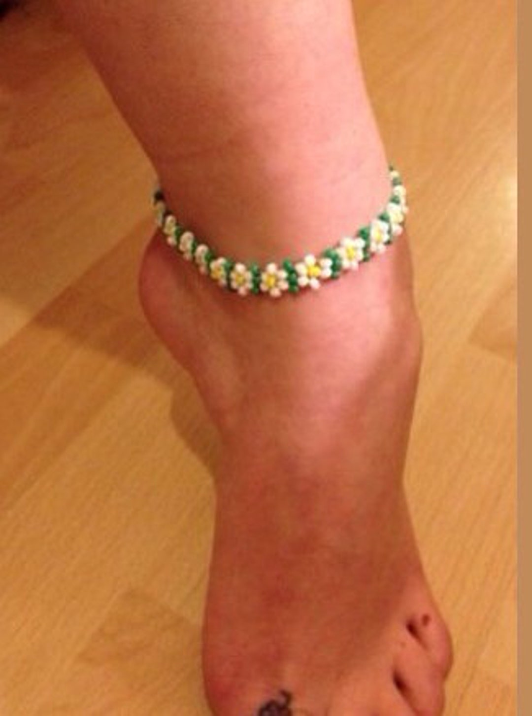 Anklet Ankle Bracelet Daisy Boho Hippie Festival - Etsy