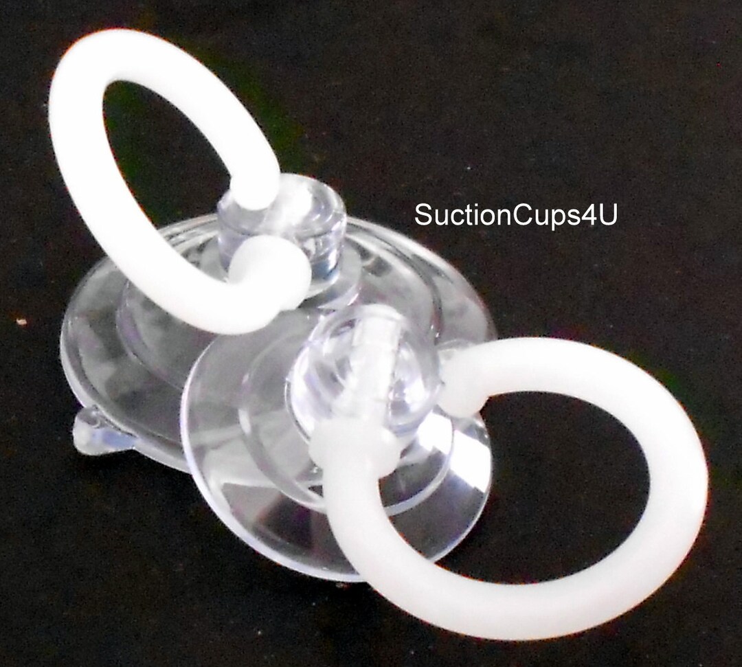 3 Cups 1-1/8" or 1-3/4" X-duty Strong Suction Cups With Plastic Pull ...