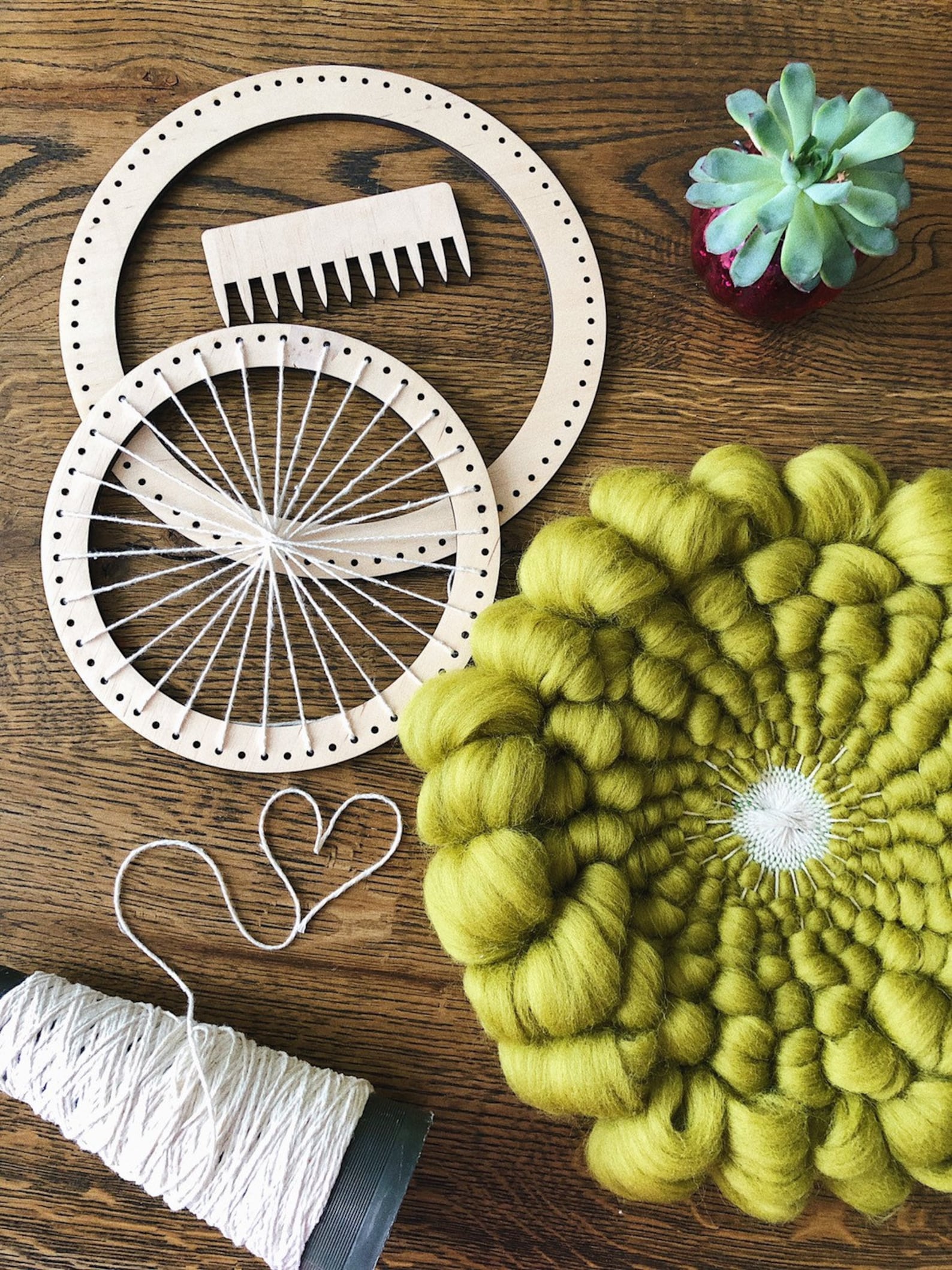 CIRCULAR LOOMS Round Weaving Loom Pack of Three Circle - Etsy