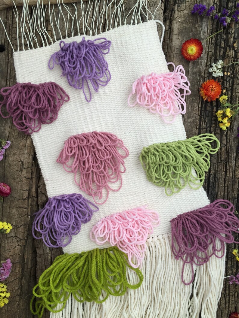 Woven Wall Hanging / Handwoven Tapestry Weaving Fiber Textile Wall Art ...