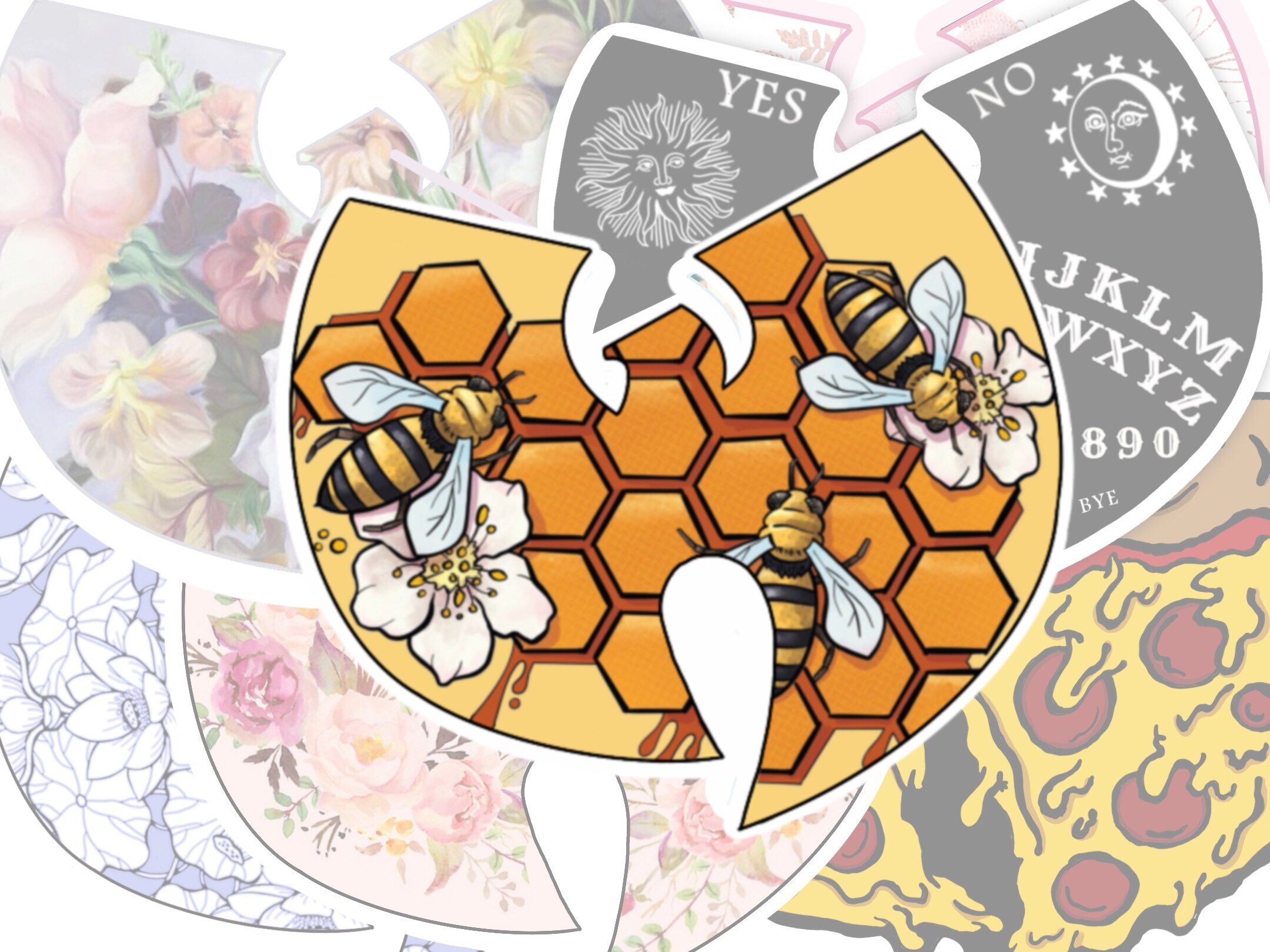 Wu Tang Clan Bee Sticker - Etsy