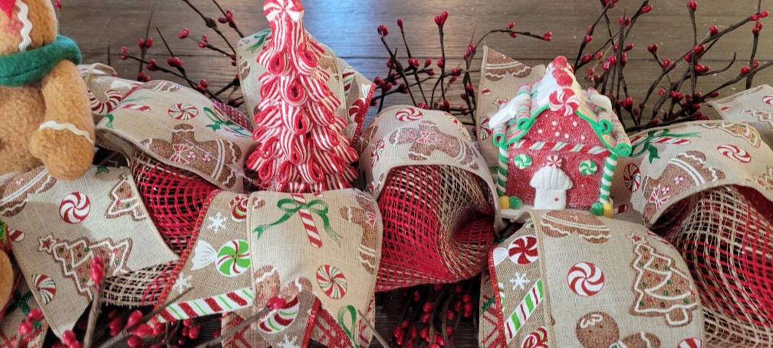 Gingerbread Garland Christmas Garland Gingerbread Mantle - Etsy