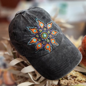 Hand Painted Caps, Ladies Hats, Women's Caps - Etsy