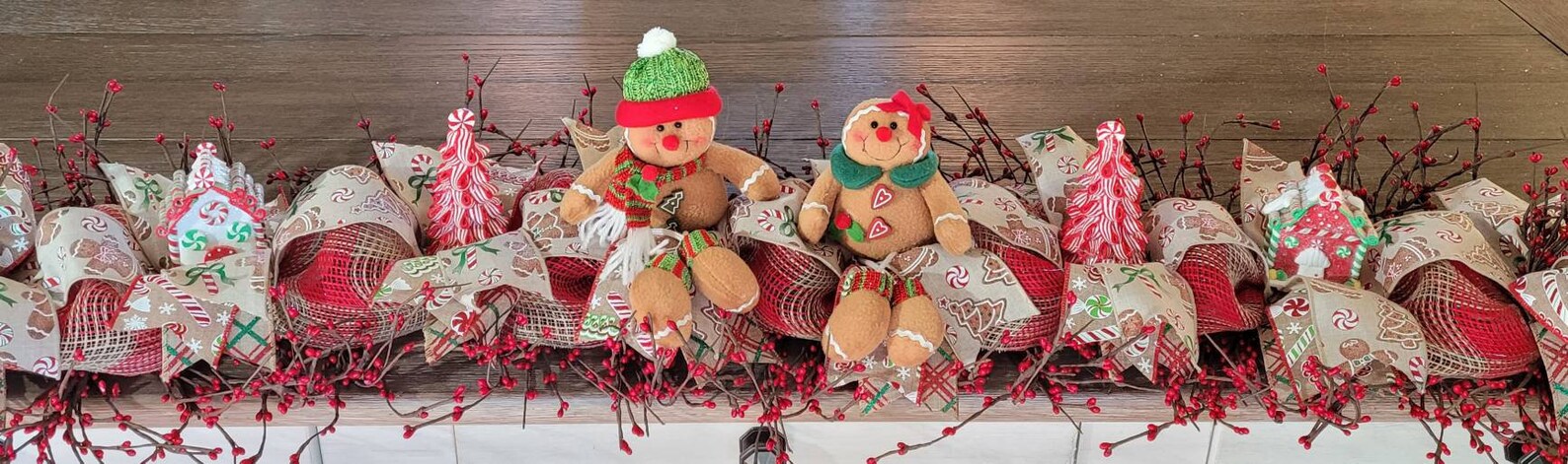 Gingerbread Garland Christmas Garland Gingerbread Mantle - Etsy