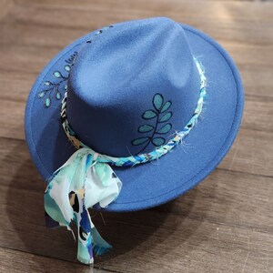 Hats, Women's Hats, Hand Burned Fedora Hats, Burnt Hats - Etsy