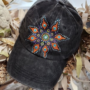 Hand Painted Caps, Ladies Hats, Women's Caps - Etsy