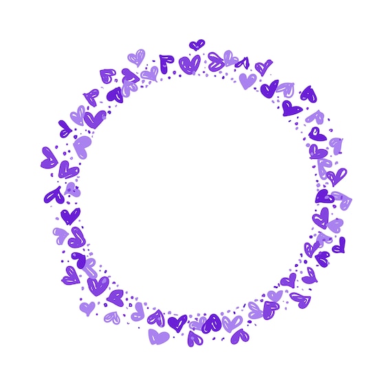 Purple Heart Frame