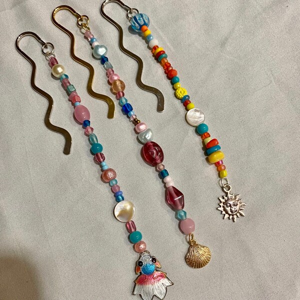 Beaded Book Marks - Etsy