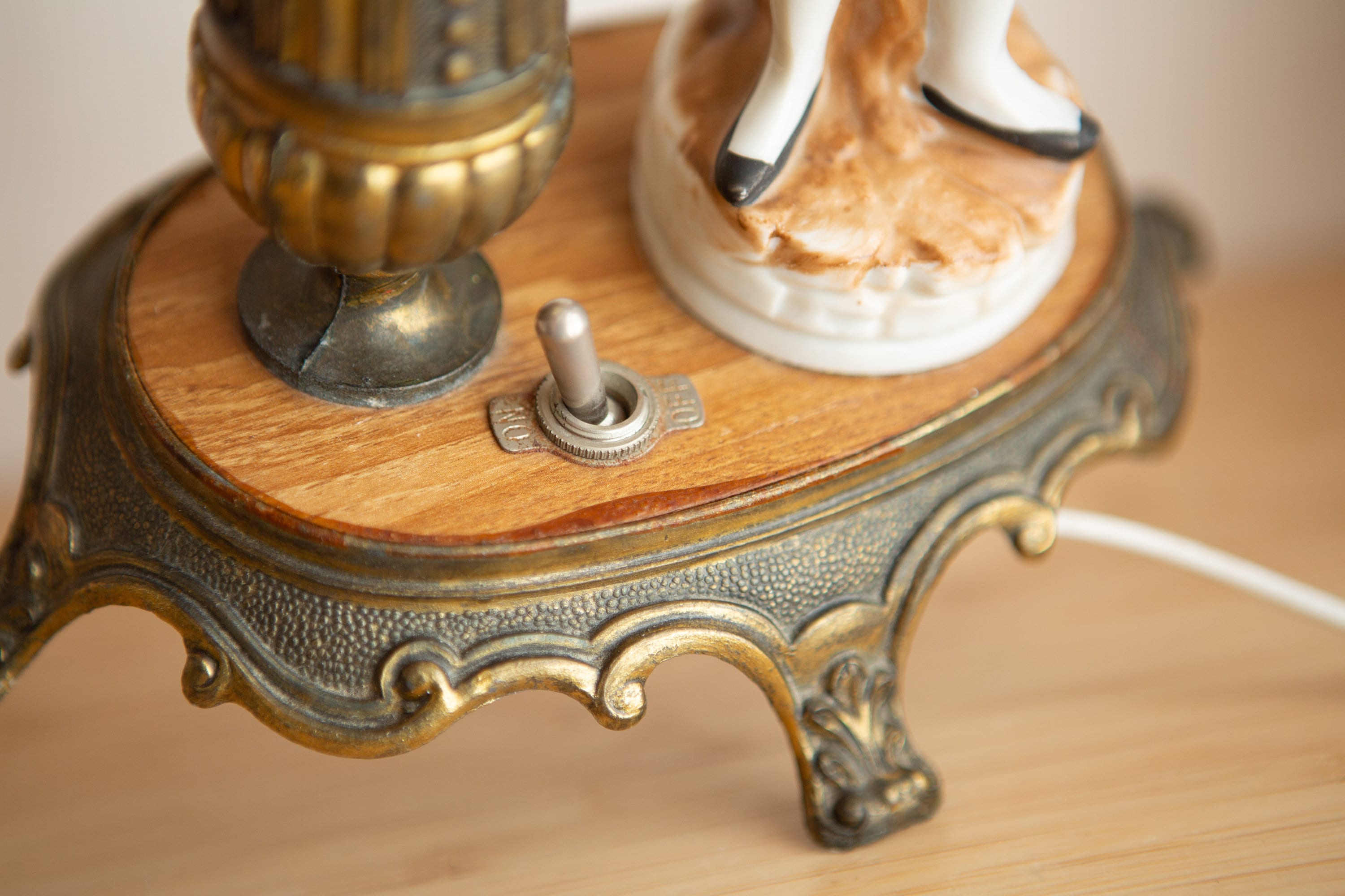 Figural Bedside Lamp Cottagecore Aesthetic Victorian Style | Etsy