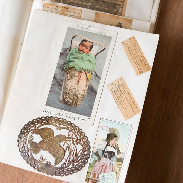 Antique Scrapbook - Etsy