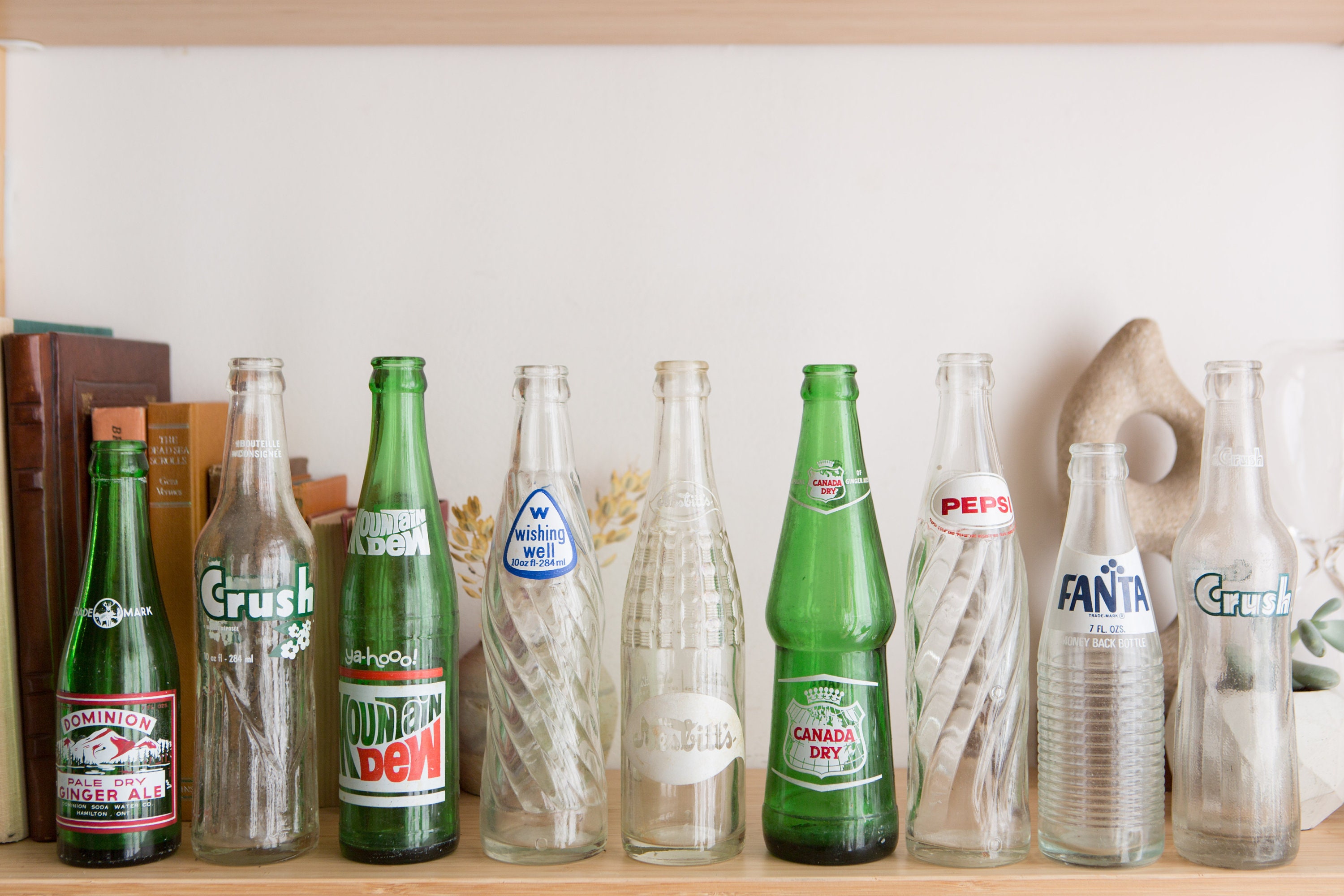 Glass Soda Bottles Pepsi