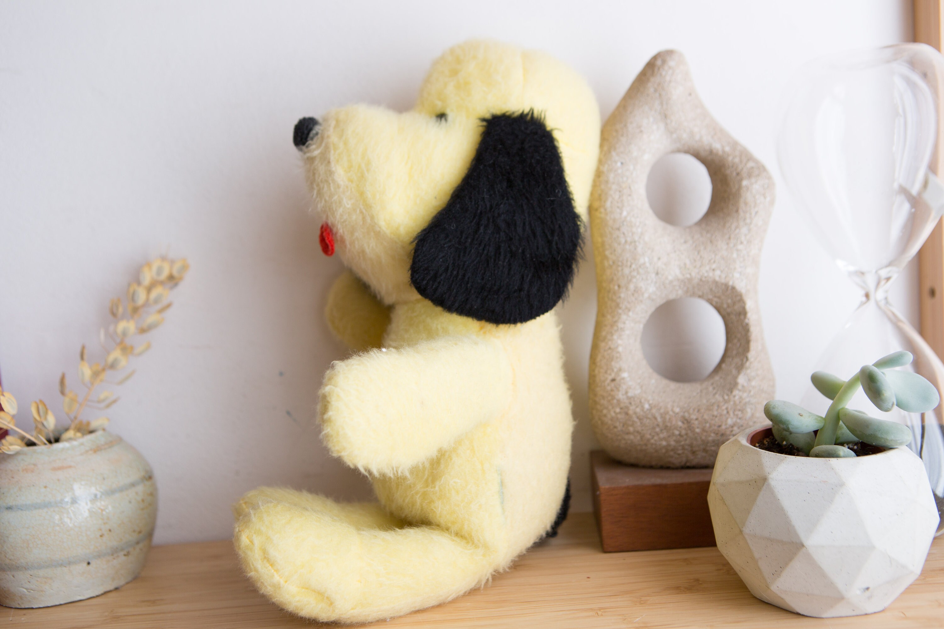 Drooper Dog Plush Stuffed Animal Sitting Vintage Dog Teddy Bear Toys ...