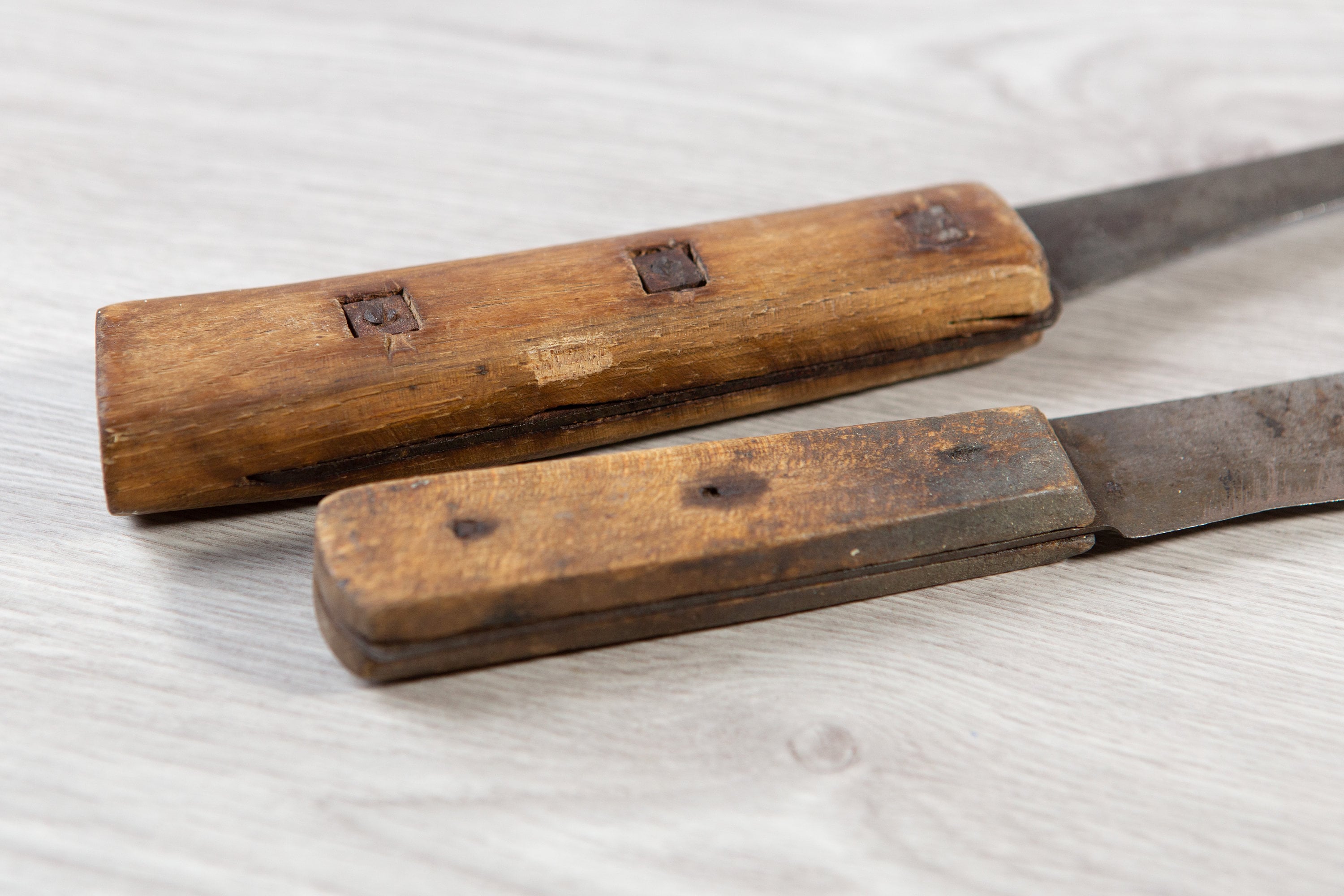 Vintage Knives with Wood Handles - Rustic Farmhouse Kitchen Decor ...