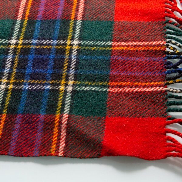 Plaid Wool Throw - Etsy