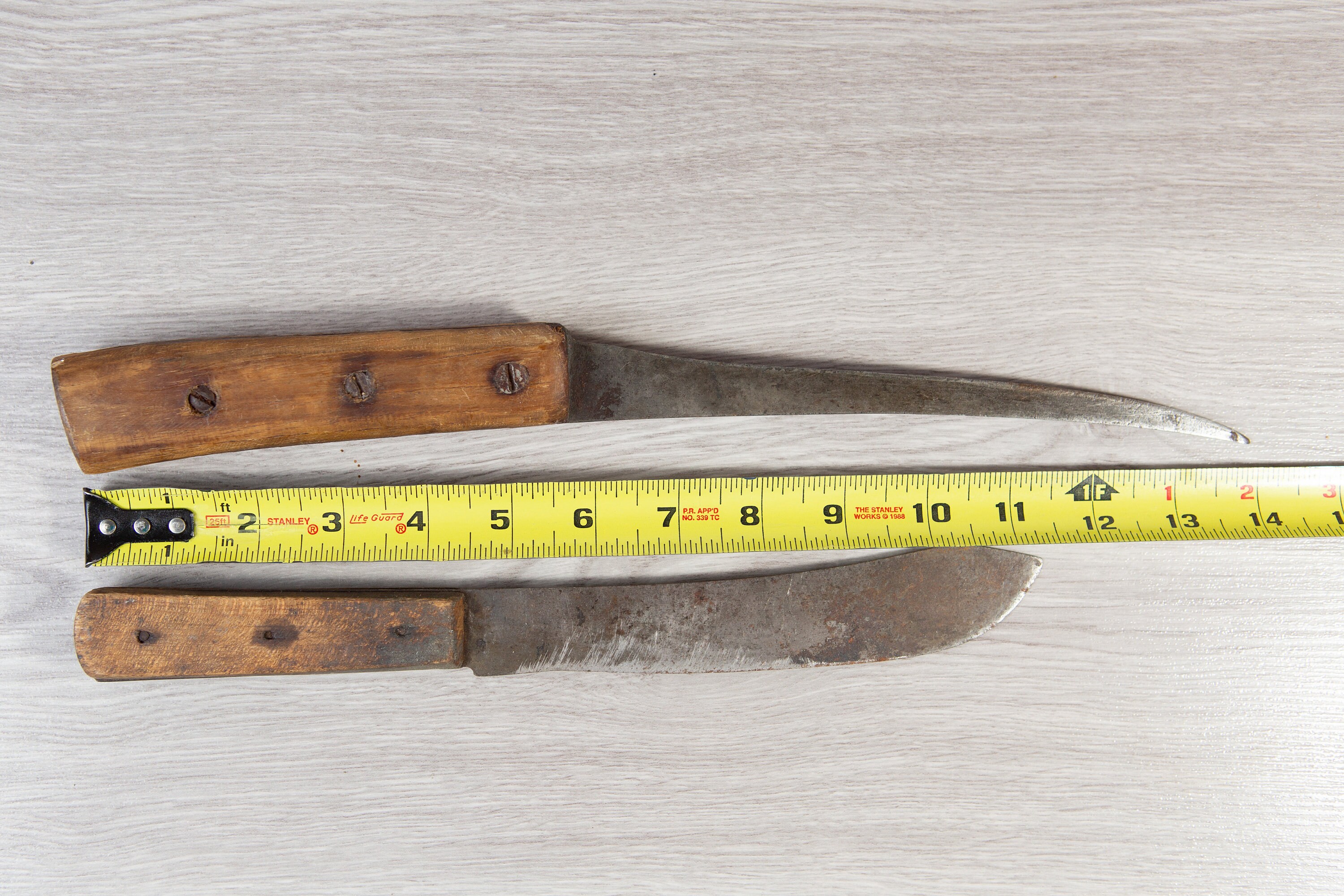 Vintage Knives with Wood Handles - Rustic Farmhouse Kitchen Decor ...