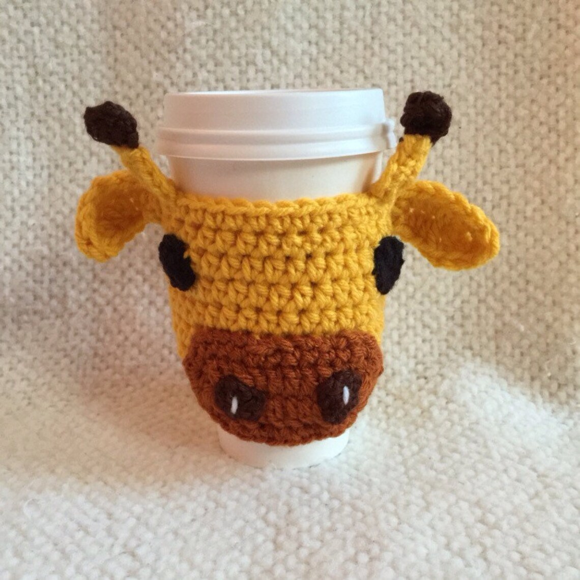 Giraffe Coffee Cozy Giraffe Animal Coffee Cup Warmer - Etsy Canada