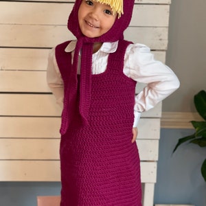 Masha Hat - Masha and Bear Costume - Baby, Kids Halloween Costume - Etsy