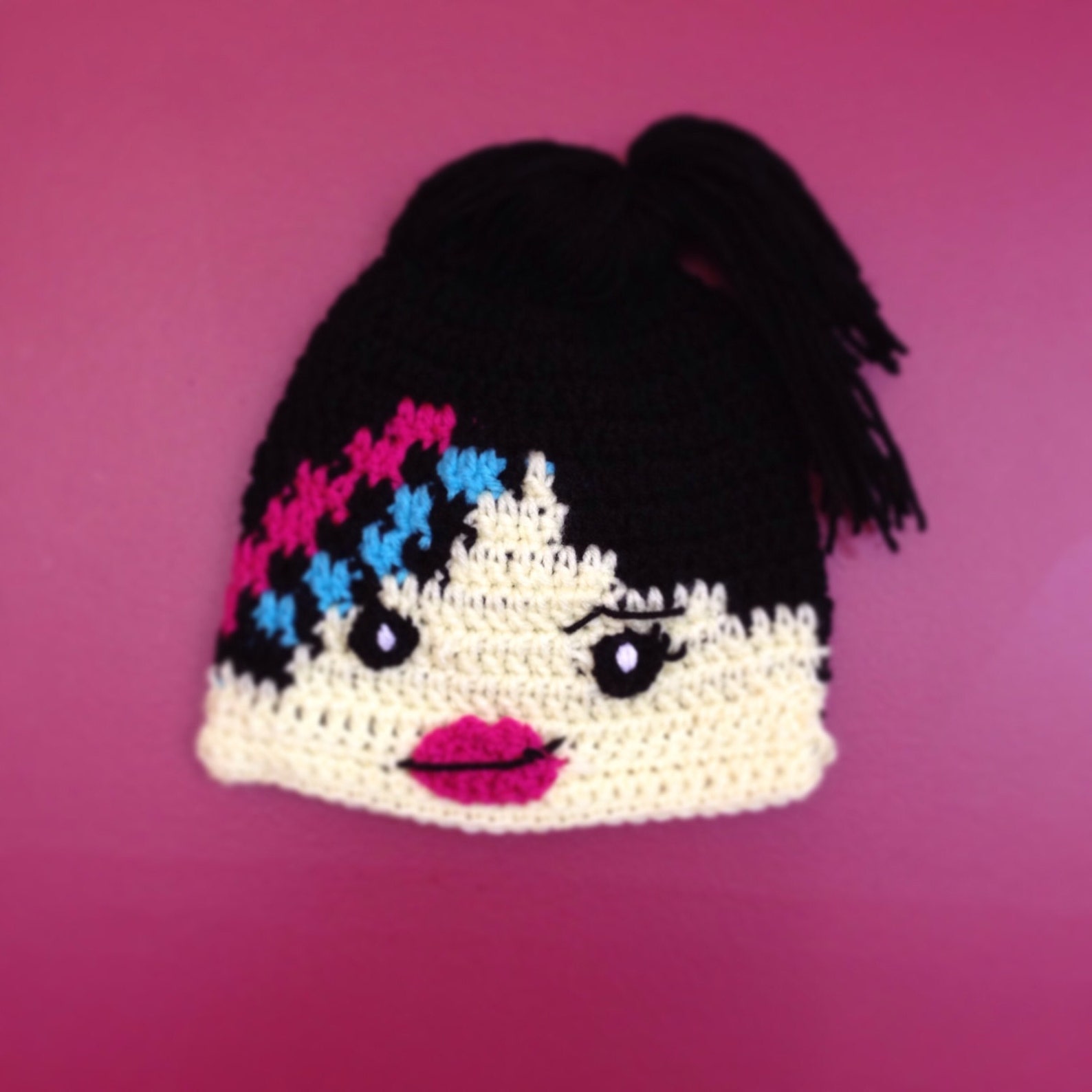Lucy Wyldstyle Lego Hat Crochet Girls Lego Hat Kids - Etsy