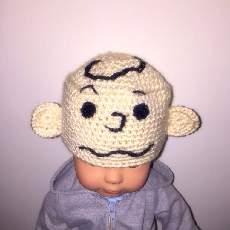 Charlie Brown Hat Peanuts Hat Baby Kids Adult Charlie | Etsy