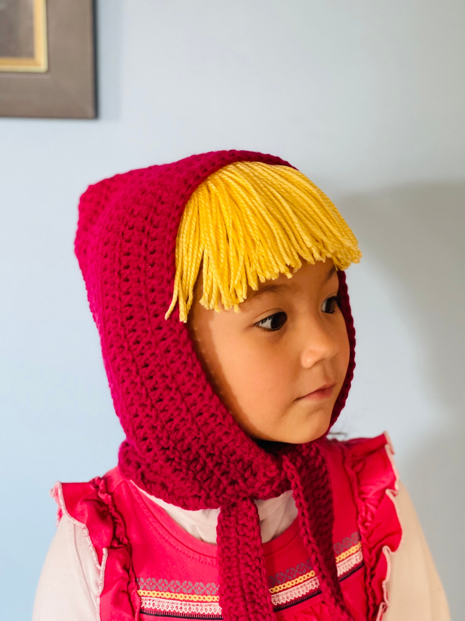 Masha Hat - Masha and Bear Costume - Baby, Kids Halloween Costume - Etsy