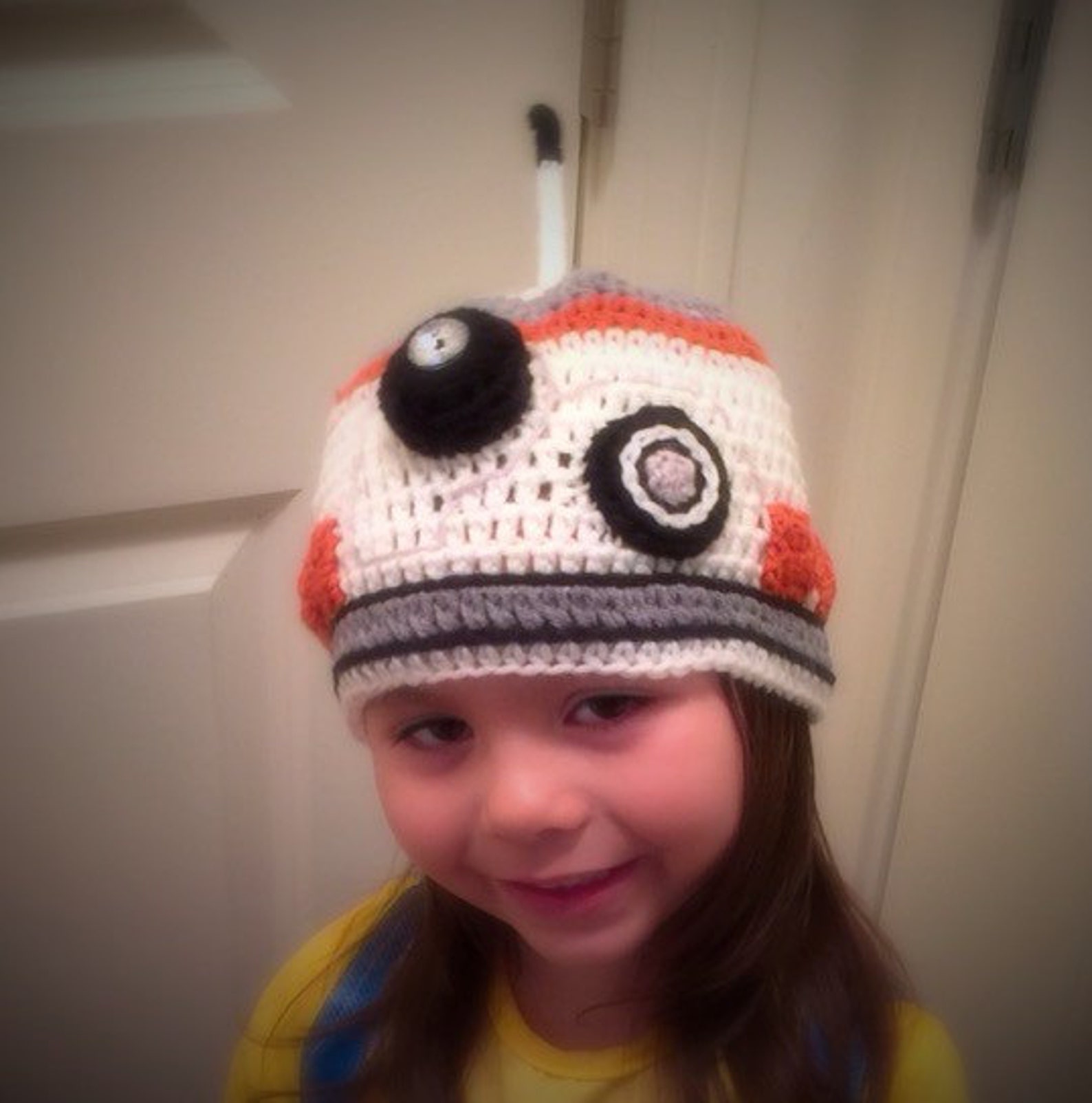 BB8 Hat - Crochet BB8 Star Wars Droid Hat - BB8 Kids Costume - Kids ...