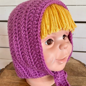 Masha Hat Masha and bear Costume Baby Kids Halloween | Etsy