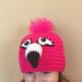 Pink Flamingo Hat - Crochet Flamingo Hat Kids Halloween Costume ...
