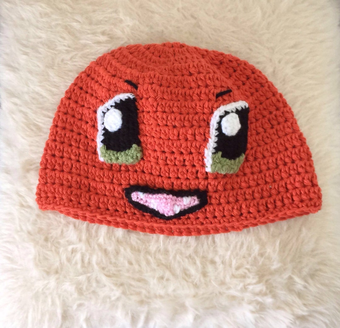Charmander Hat - Pokeman Go Hat - Baby Kids or Adult Gift - Etsy