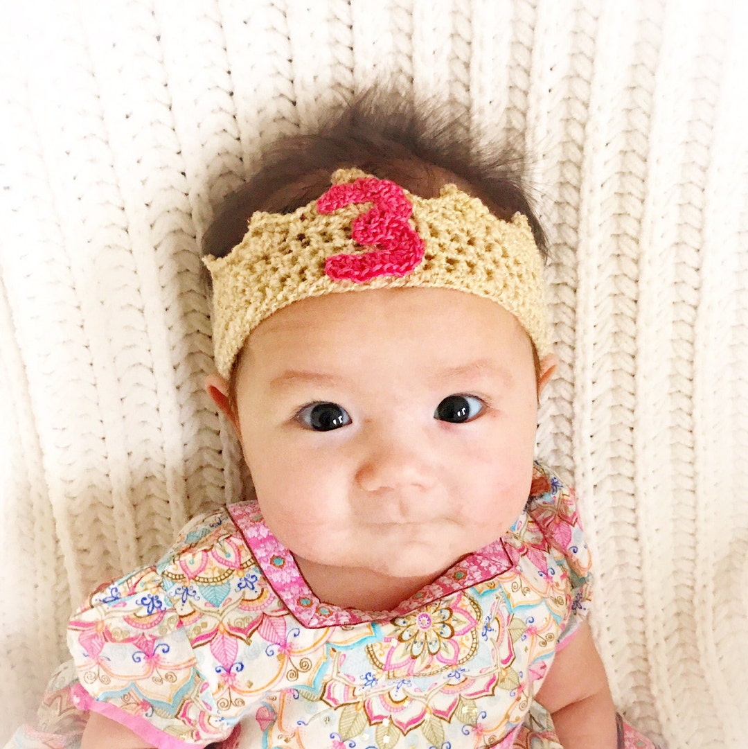 Number Birthday Crown - Number Crown - First Second Third Birthday ...