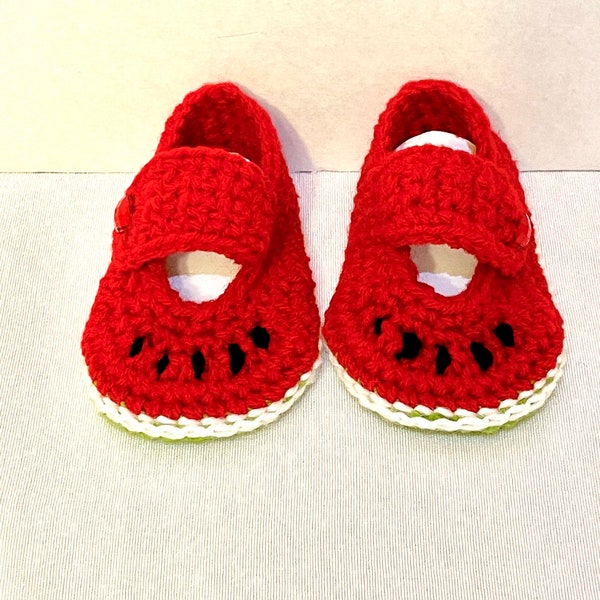 Watermelon Booties - Etsy