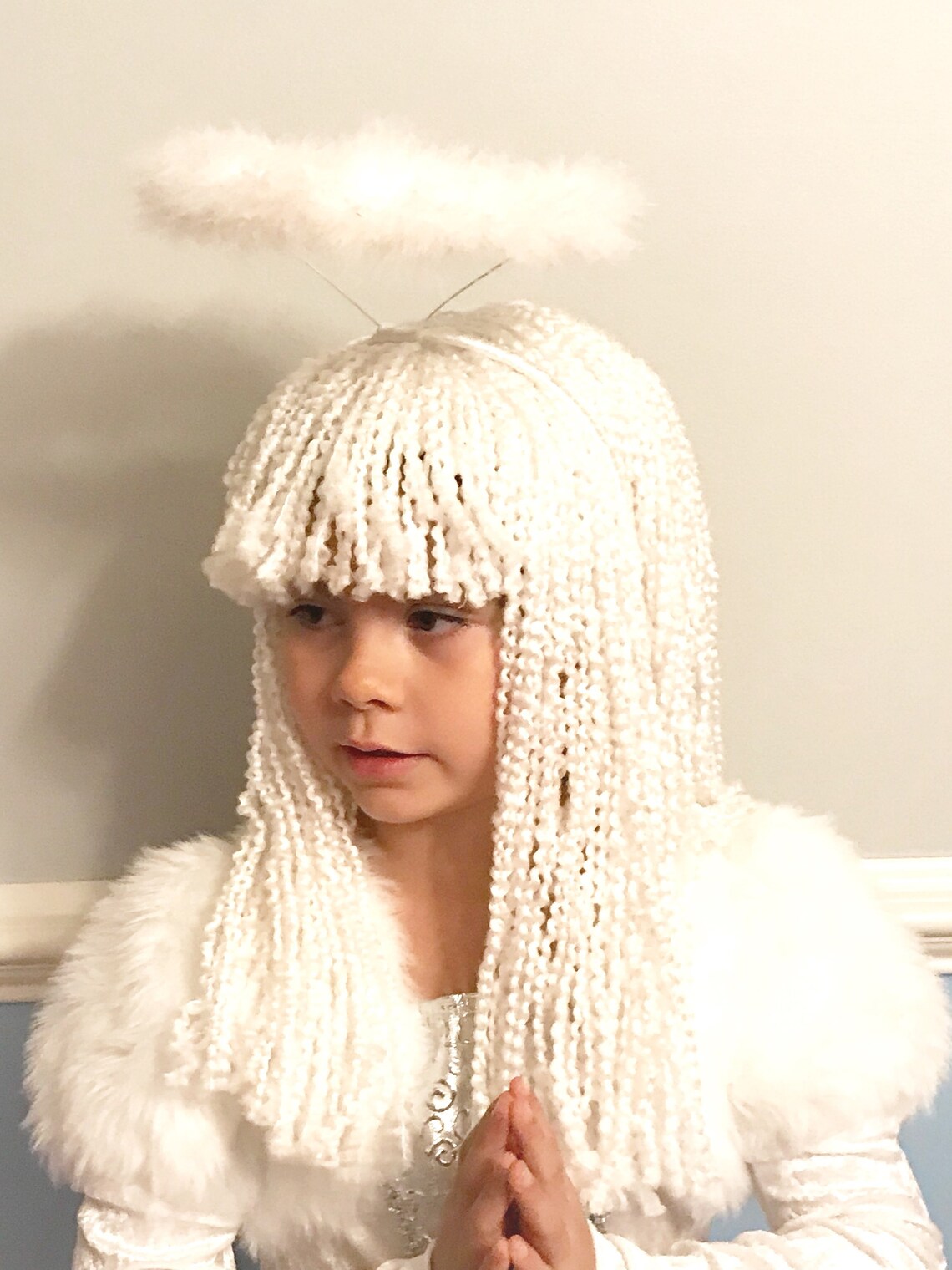 Angel Costume Hair Wig -halloween Hair - Any Colorwig Kids Halloween ...