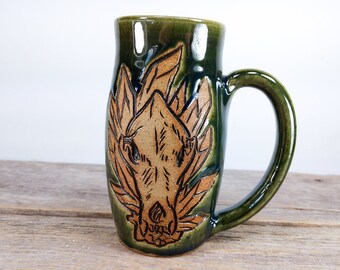 Red Fox Mug 16 oz Oh for Fox Sake Mug College Student Gift | Etsy