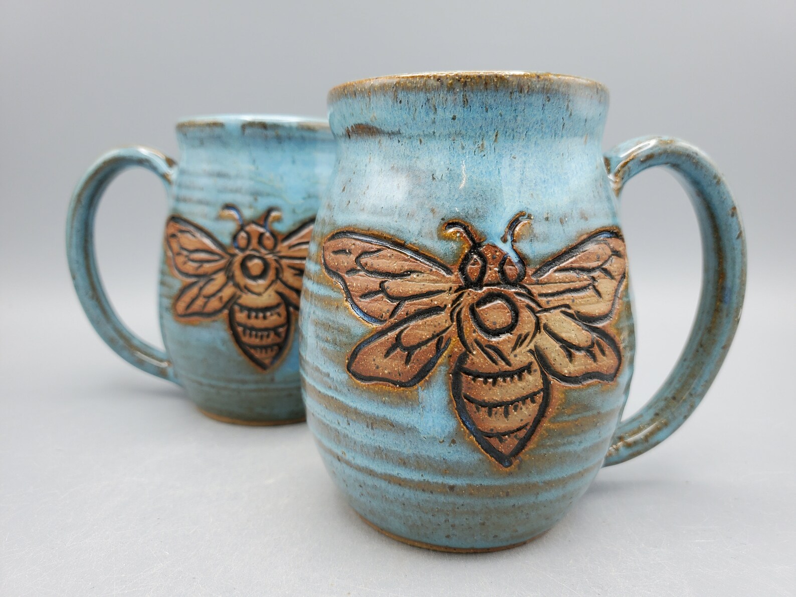 Honey Bee Mug 16 Oz Beekeeper Gift Nature Mug Queen Bee - Etsy