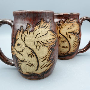 Squirrel Mug 16oz Cute Coffee Mug Nature Lover Gift | Etsy