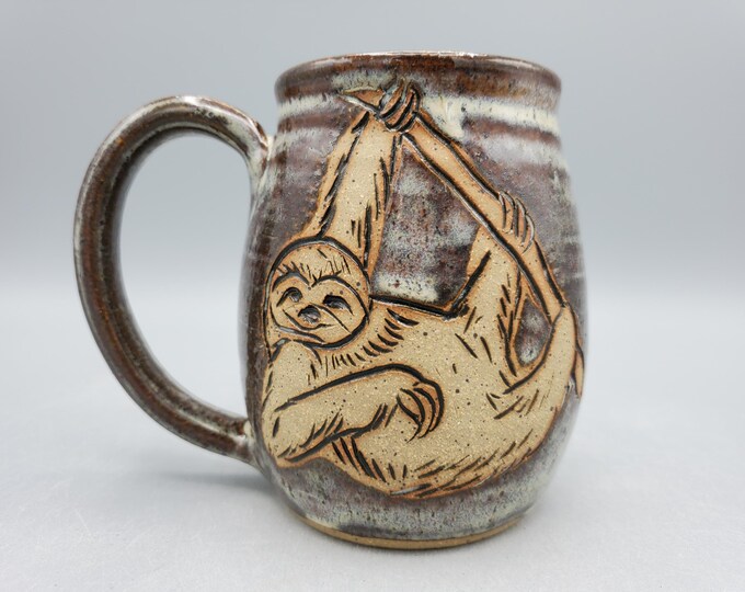 Sloth Mug 16 Oz - Sloth Gift Cubicle Decor - College Student Gift Large ...