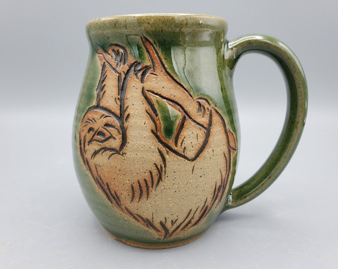 Sloth Mug 16 Oz Sloth Gift Cubicle Decor College Student | Etsy