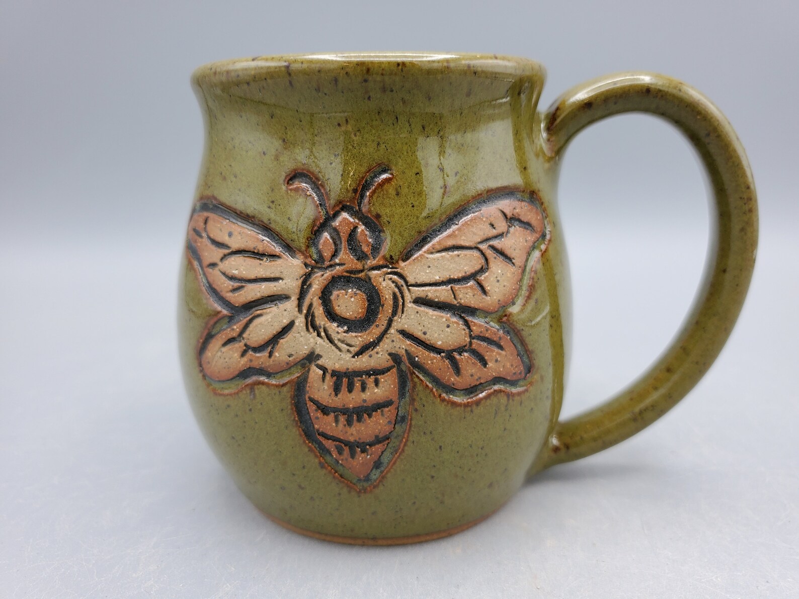 Honey Bee Mug 16 Oz Beekeeper Gift Nature Mug Queen Bee - Etsy