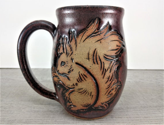 Squirrel Mug 16oz Cute Coffee Mug Nature Lover Gift | Etsy