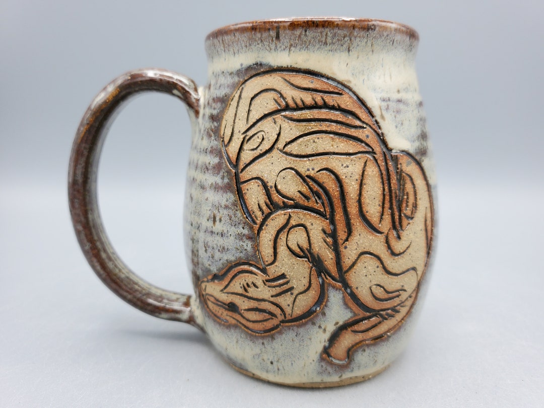 Python Mug 16 Oz Ball Python Snake Lover Gift Handmade Coffee Mug ...