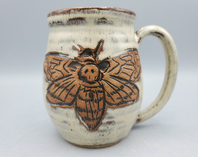 Death's Head Moth Mug 16 Oz Kitchen Witch Mug Unique - Etsy