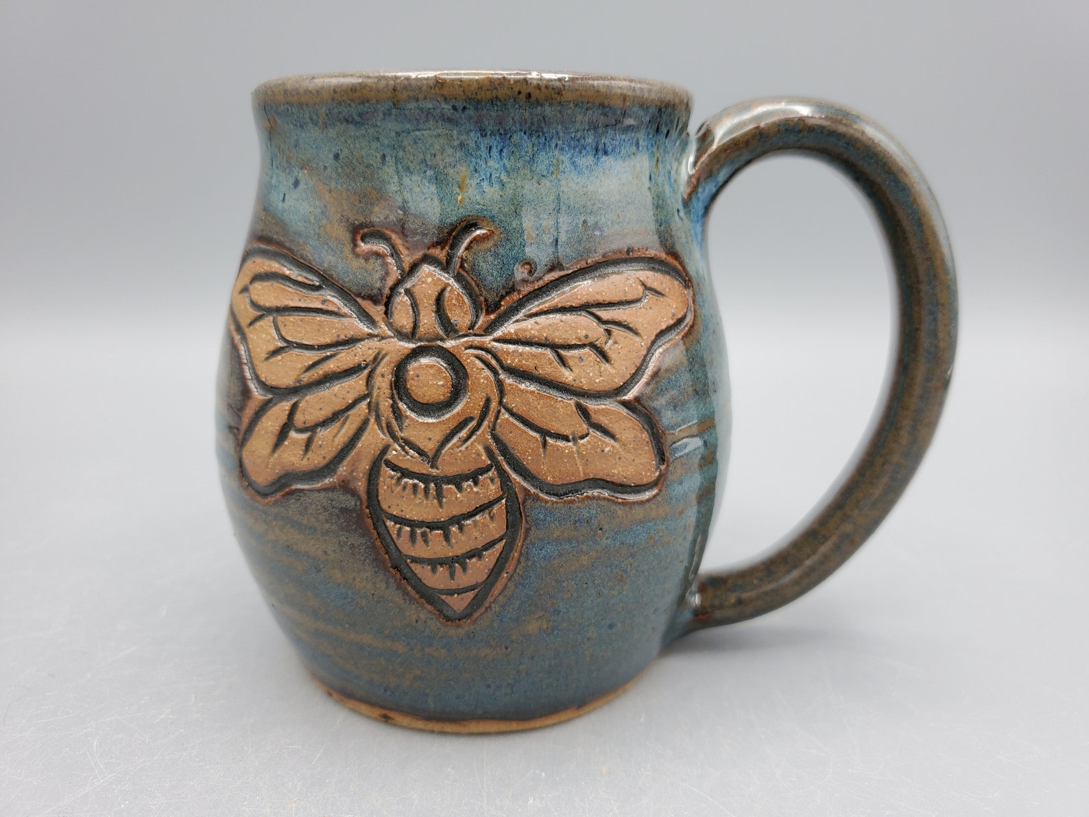 Honey Bee Mug 16 Oz Beekeeper Gift Nature Mug Queen Bee | Etsy